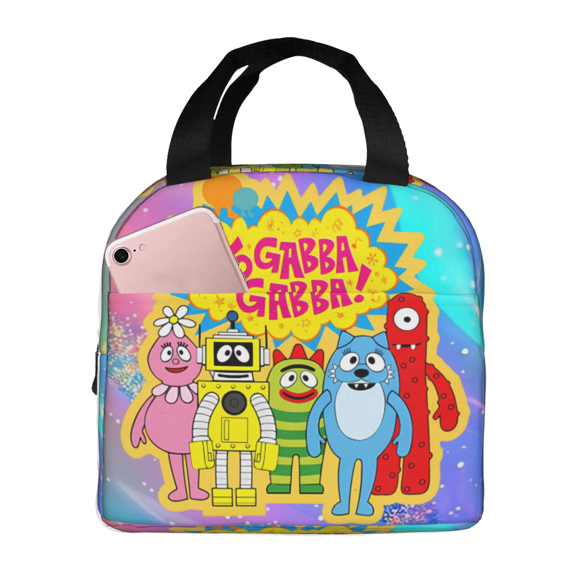 Yo Gabba Gabbaland Lunch Bag Tote Bag Insulated Lunch Box Picnic Beach ...