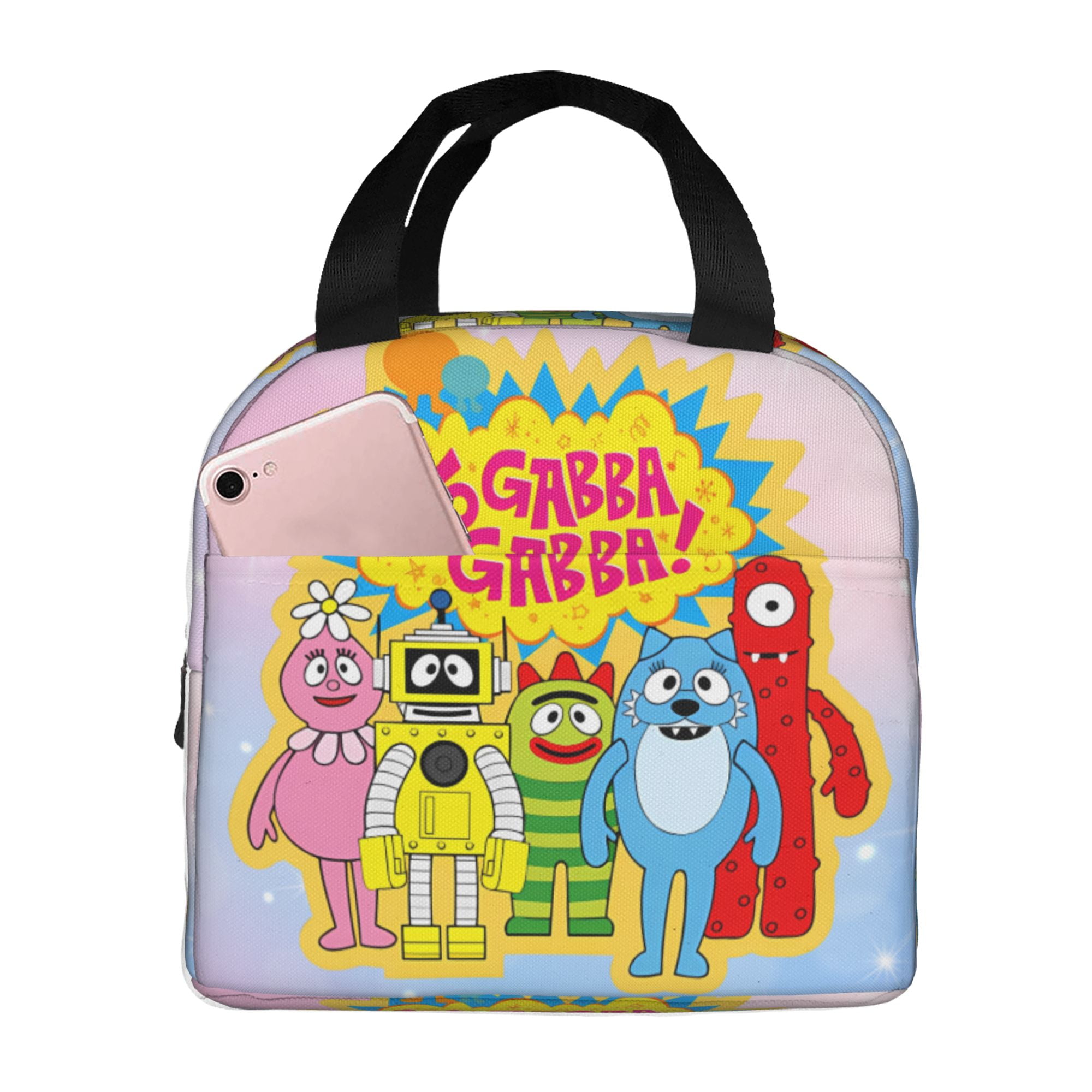 Yo Gabba Gabbaland Lunch Bag Tote Bag Insulated Lunch Box Picnic Beach ...