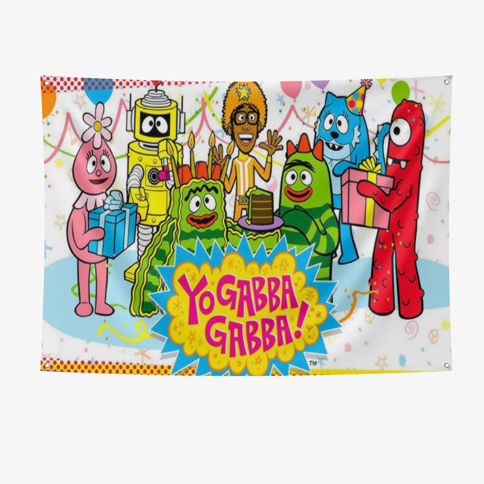 Yo Gabba Party Decoration Yo Gabba Festival Backdrop Party Banner 7x5ft ...