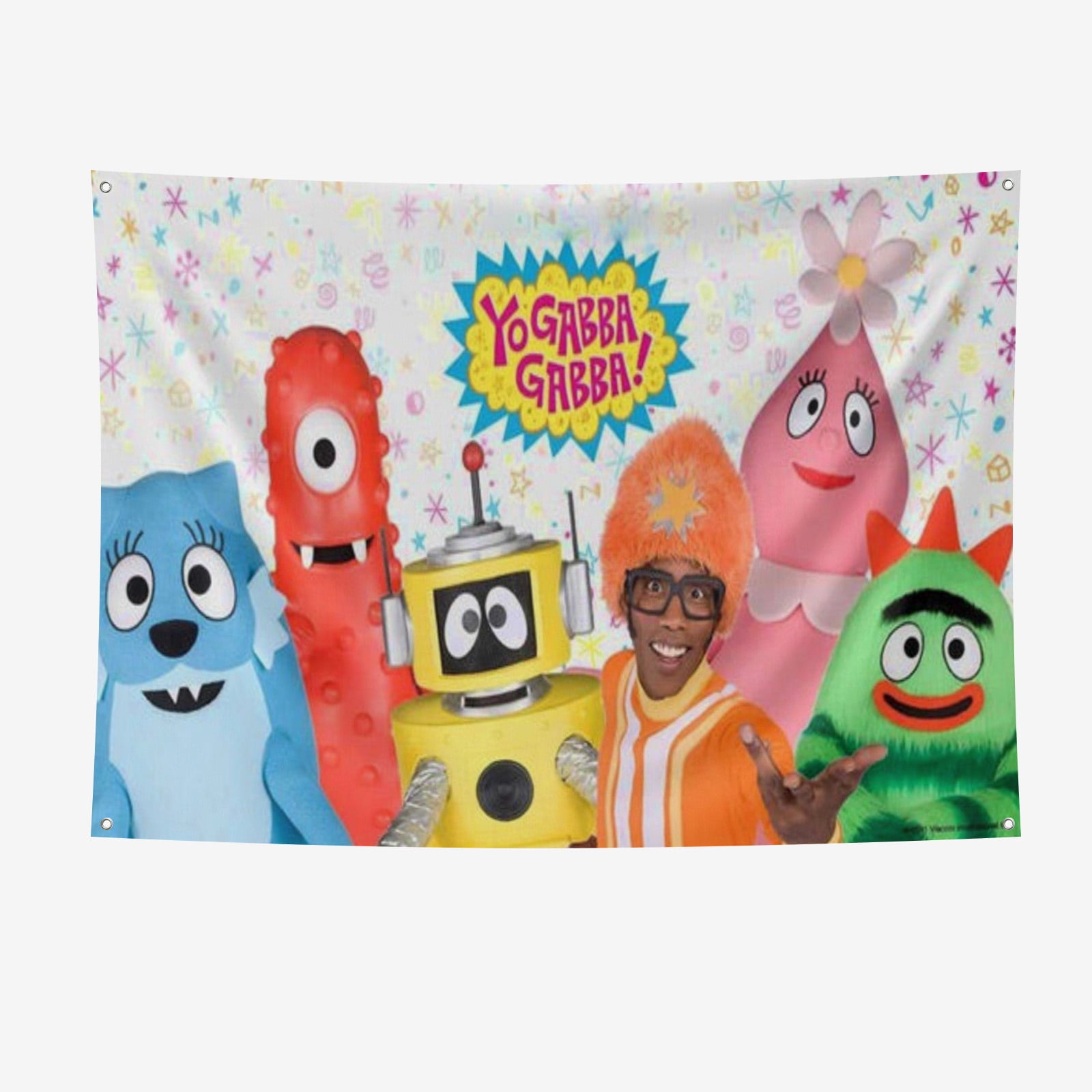 Yo Gabba Party Decoration Yo Gabba Festival Backdrop Party Banner 7x5ft ...