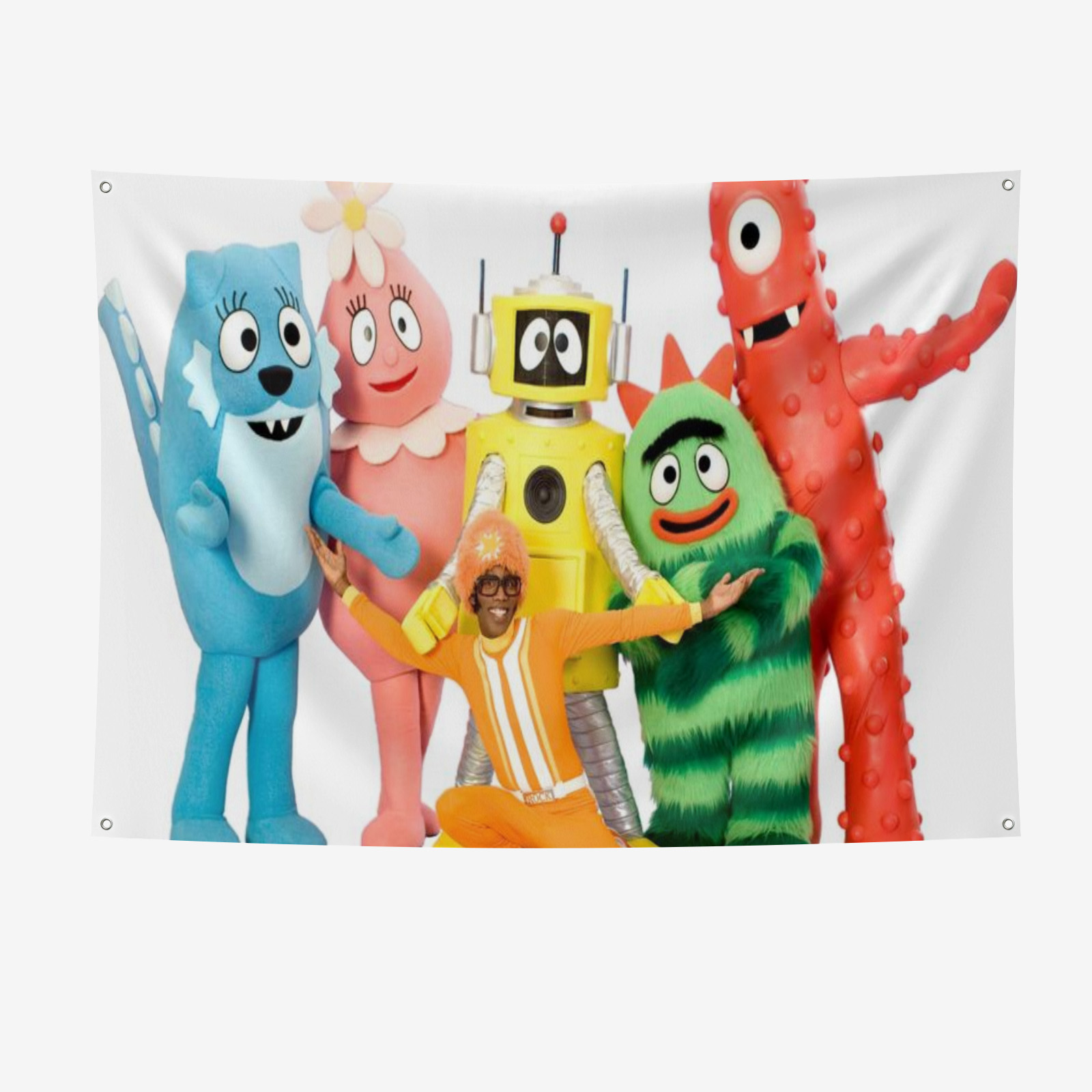 Yo Gabba Party Decoration Yo Gabba Festival Backdrop Party Banner 7x5ft 5*7FT/152.4*213.36CM ...
