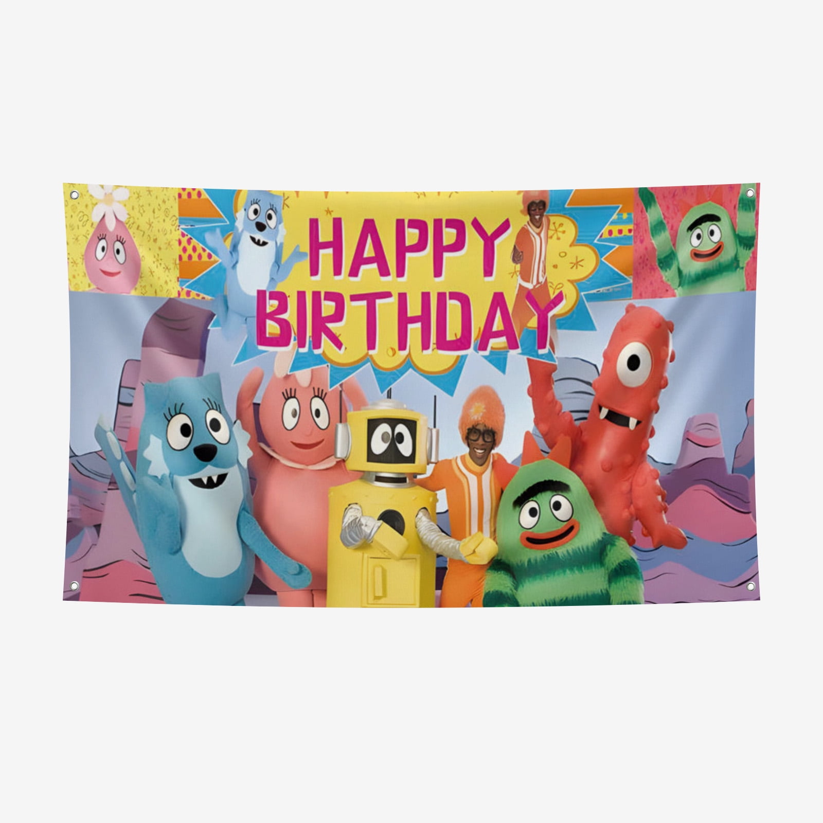 Yo Gabba Party Supplies Banner Yo Gabba Festival Backdrop Party Banner ...