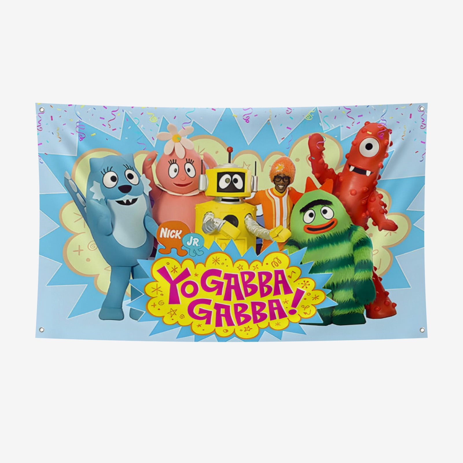 Yo Gabba Party Supplies Banner Yo Gabba Festival Backdrop Party Banner ...