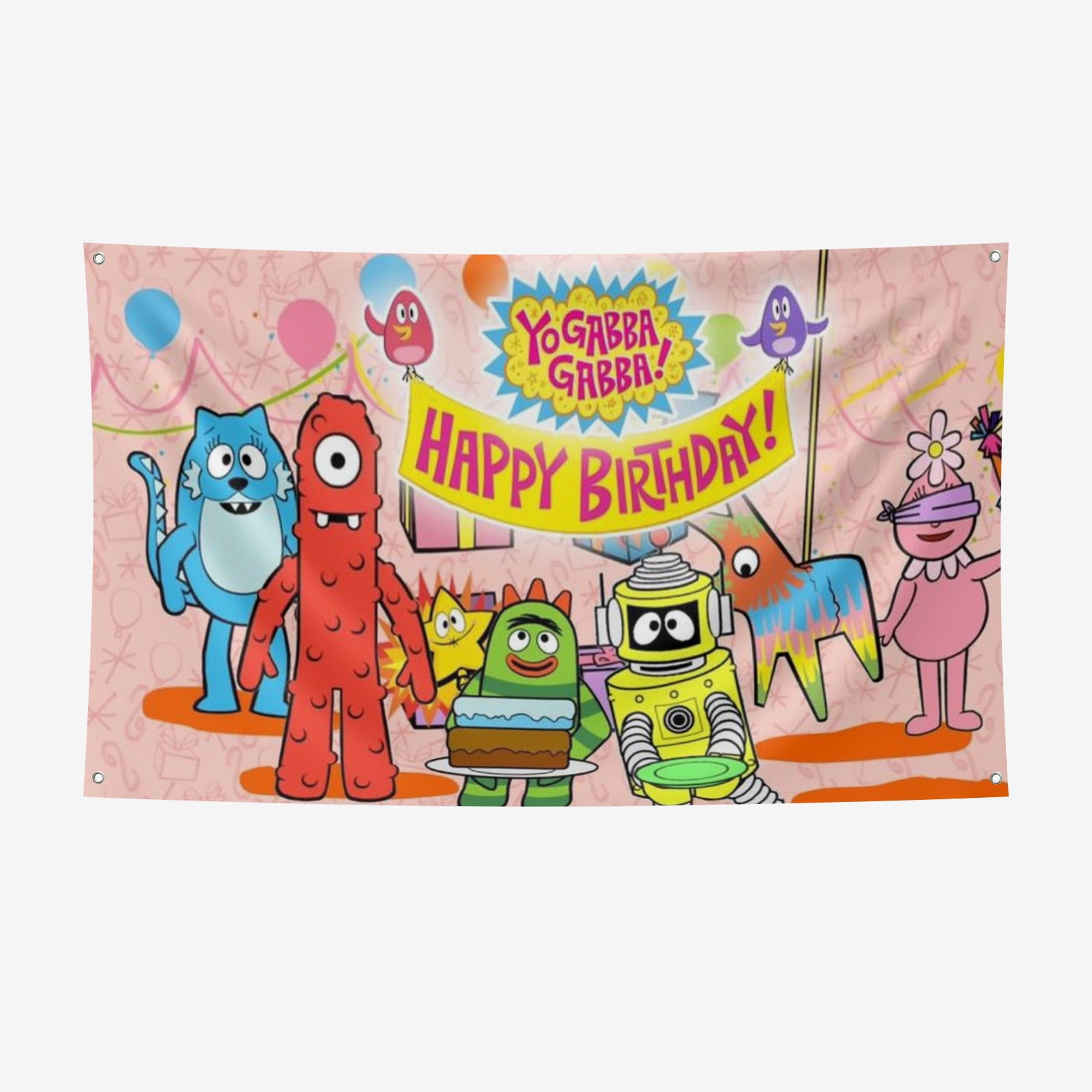 Yo Gabba Party Supplies Banner Yo Gabba Festival Backdrop Party Banner ...