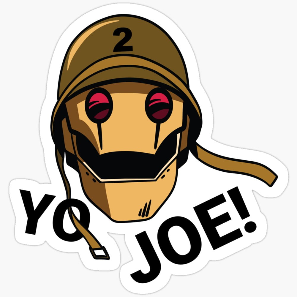 Yo Joe! Sticker Phone Decal Water Bottle Stickers Car Decals, Laptop ...
