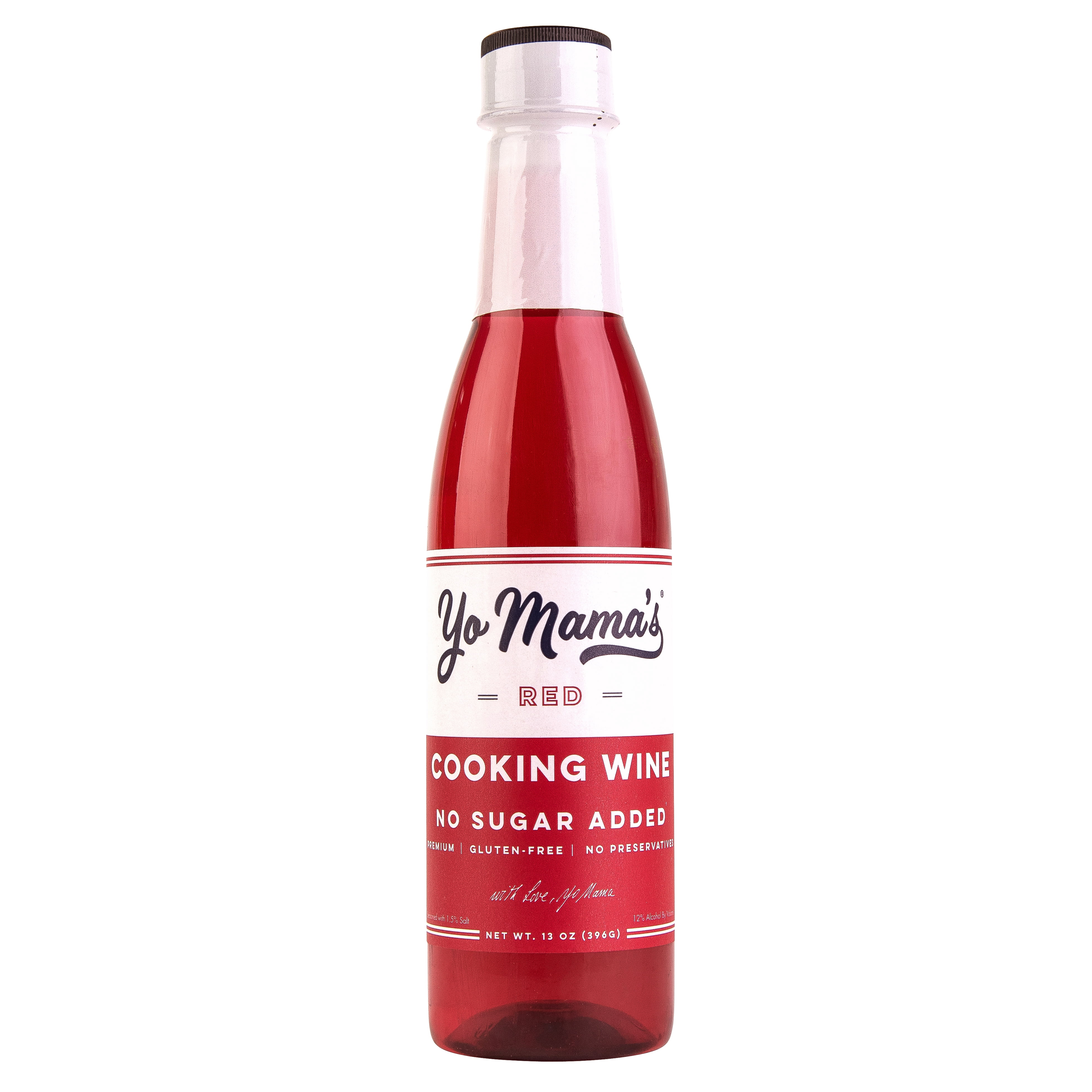Yo Mama's Foods Premium Red Cooking Wine, No Sugar Added, Gluten Free ...