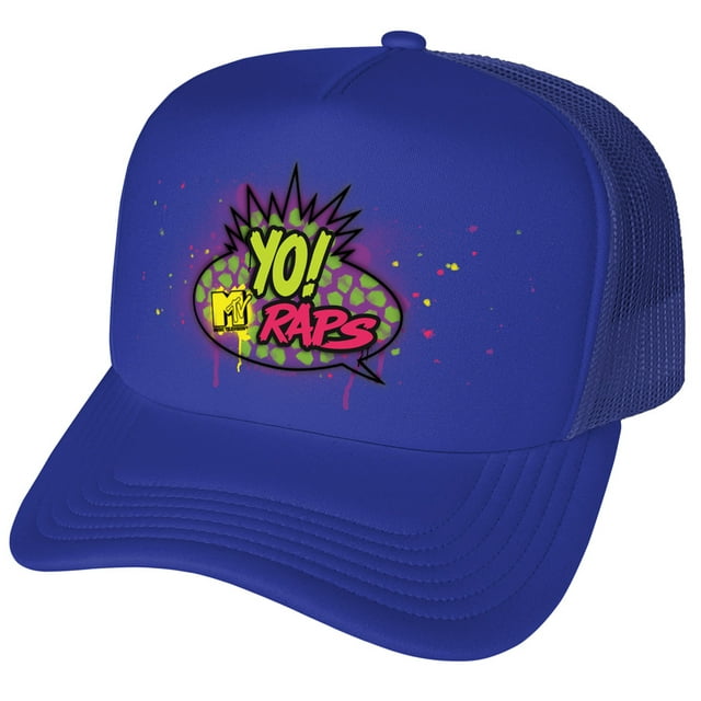Yo Mtv Raps Logo Foam Snapback Trucker Hat - Unisex for Men and Women ...