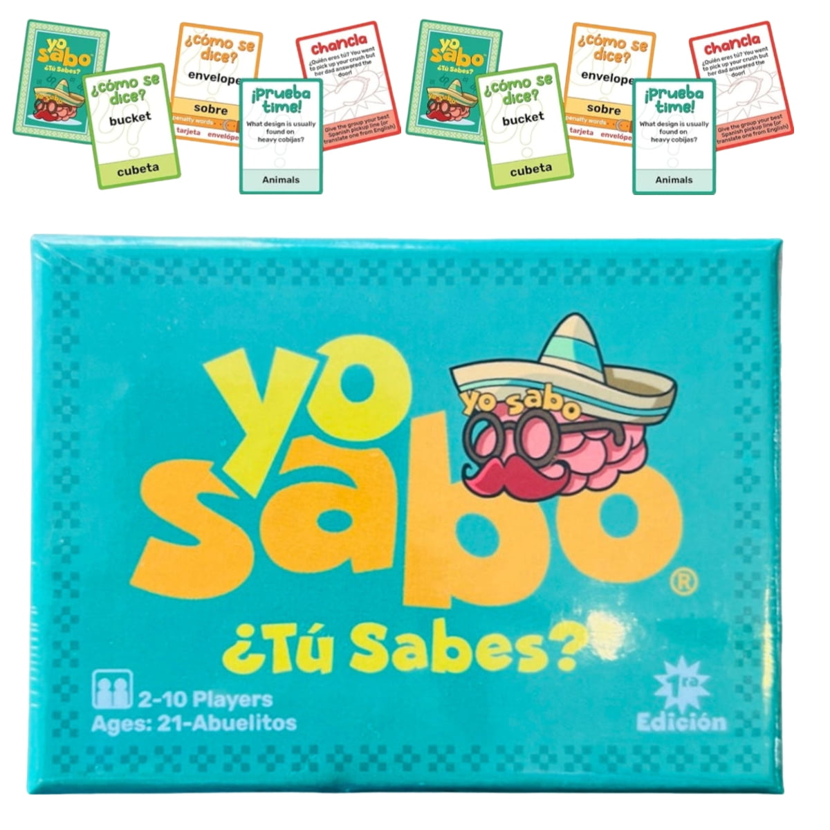 Yo Sabo Family Friendly Bilingual Card Game for Game Nights - Hilarious ...