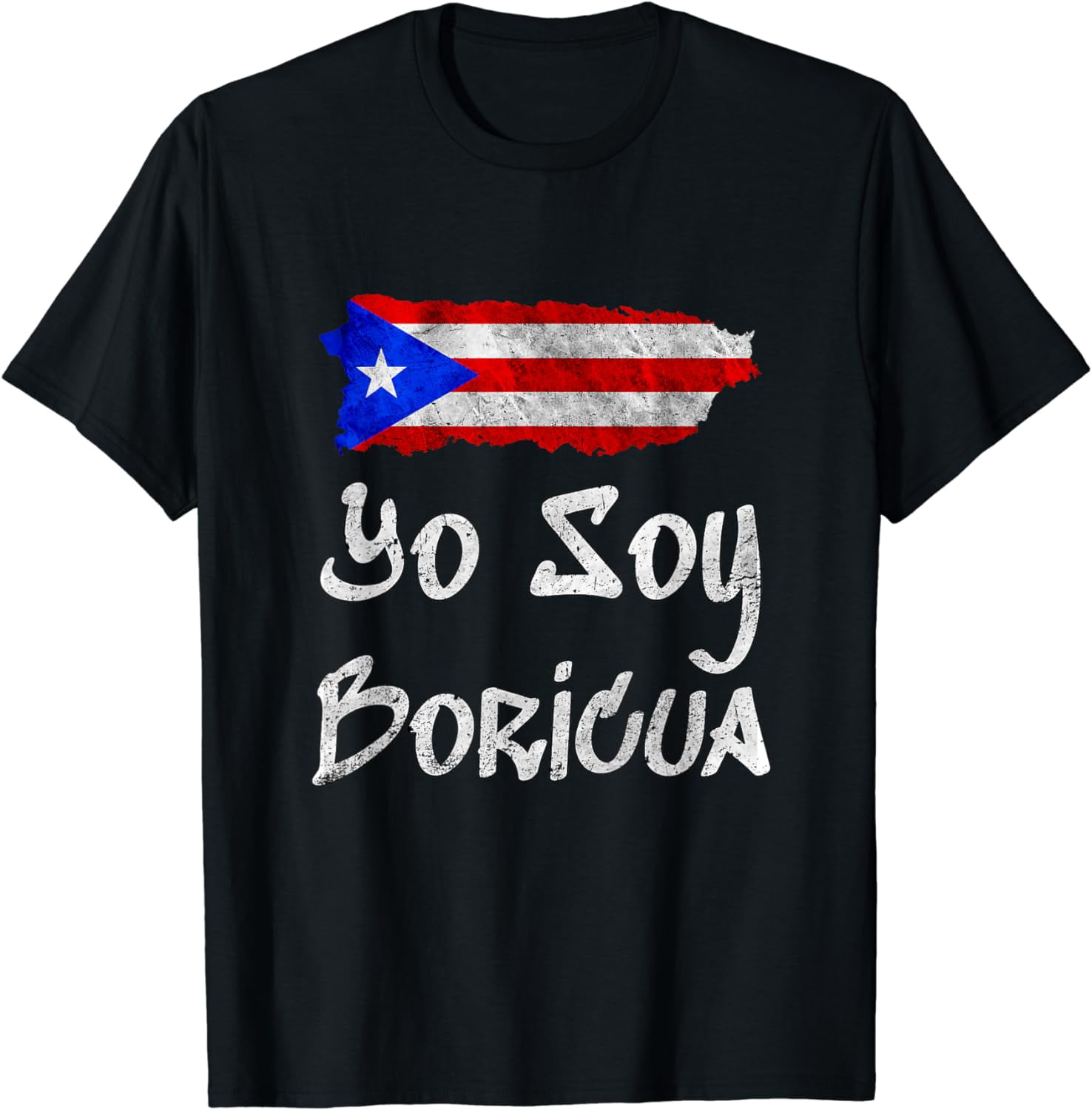 Yo Soy Boricua Island of Puerto Rico Flag Taino Art T-Shirt - Walmart.com