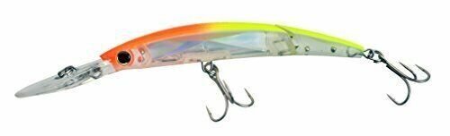Yo-Zuri Crystal 3D Minnow Deep Diver Jointed Lure, Orange Yellow, 5-1/4 ...
