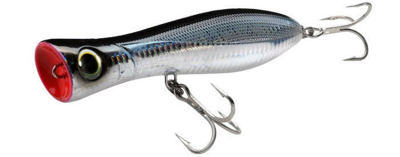 Yo-Zuri Fishing Lure R1155CHBL Bull Pop Floating Popper 8" 5 oz Ghost ...