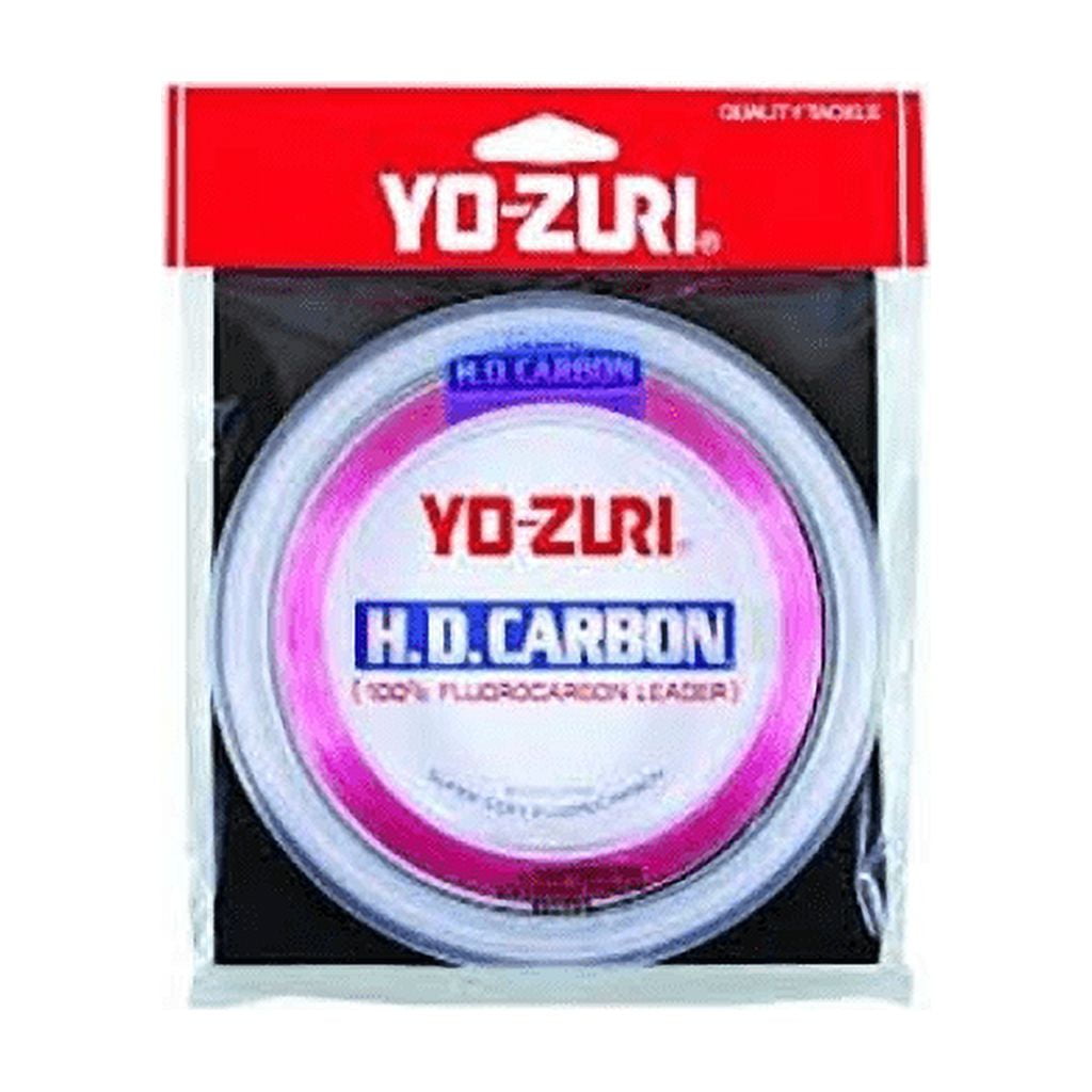 Yo-Zuri HD Disappearing Pink Fluorocarbon Leader 30YD 12LB - Walmart.com