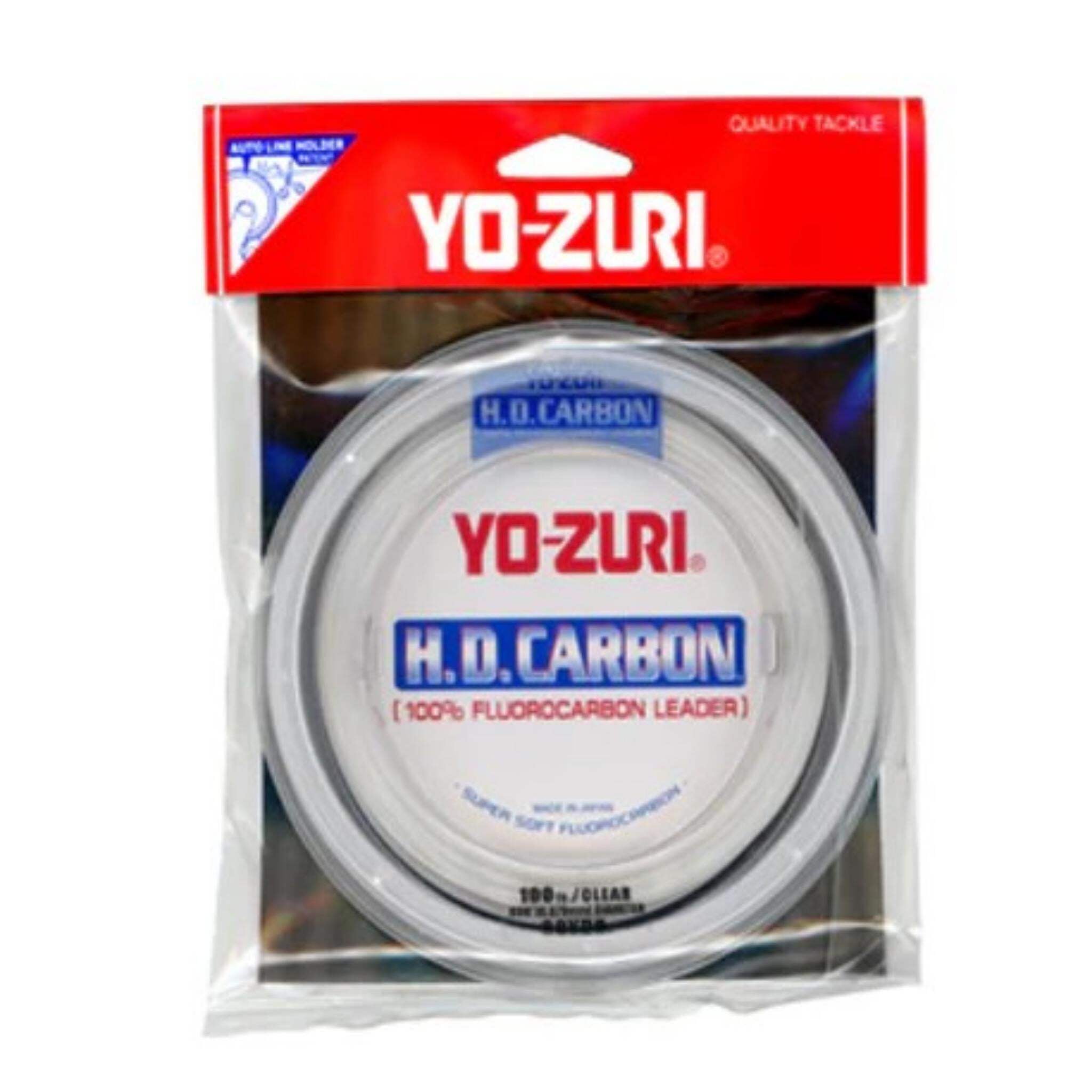 Yo-Zuri HD10 lbCL H.D. Carbon Fluorocarbon Fishing Leader 10 lb 30 Yards Clear - Walmart.com