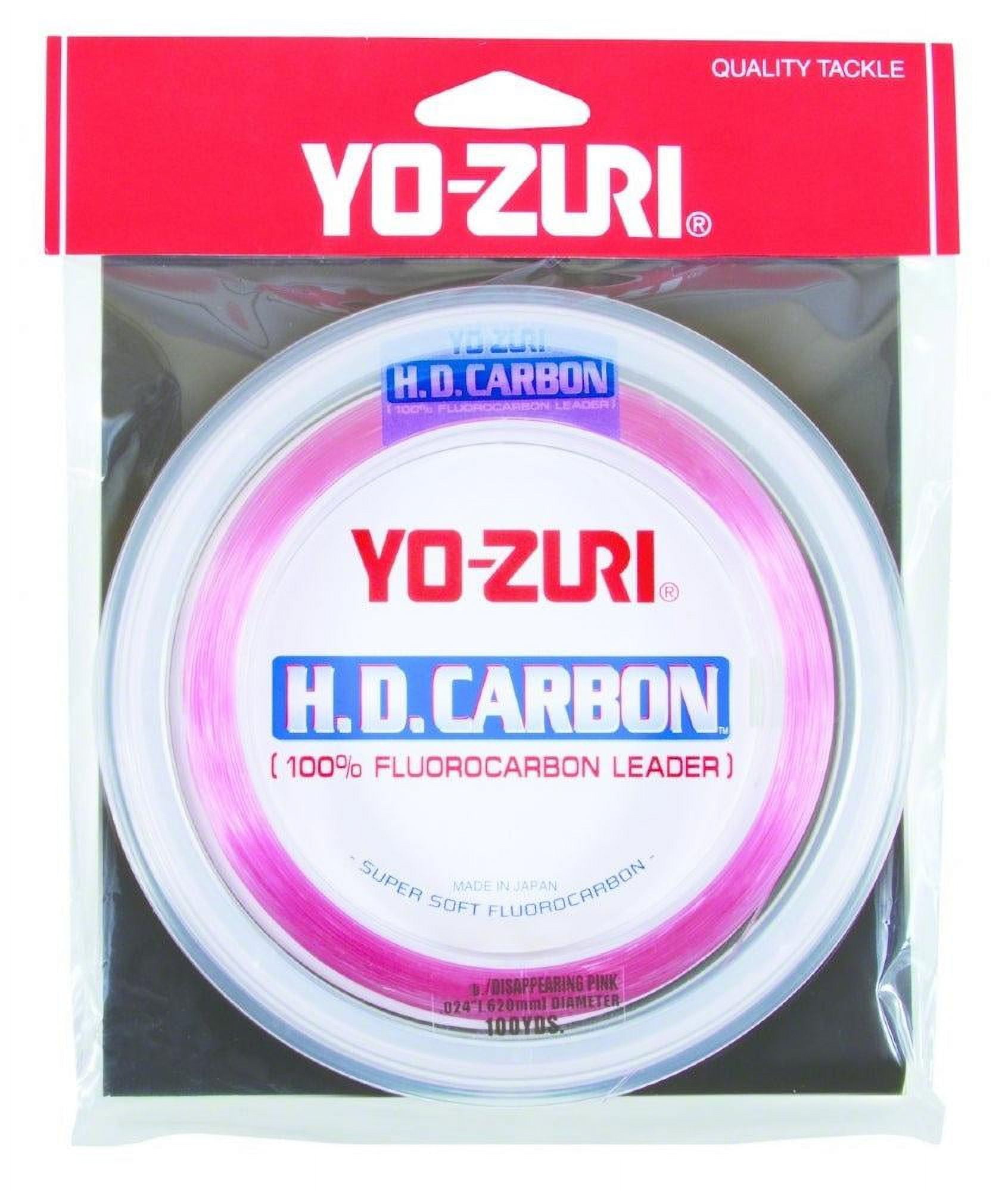 Yo-Zuri HD200 lbDP H.D. Carbon Fluorocarbon Fishing Leader Pink 200 lb 30 Yards - Walmart.com