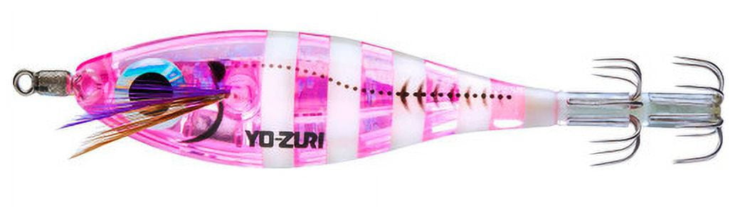 Yo-Zuri Ultra 3D Laser DX M2 #SS Squid Jig - 3 3/8in - Zebra Luminous Pink - Walmart.com