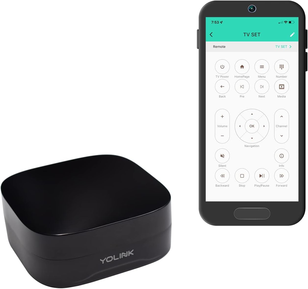 YoLink Smart IR Remote/IR Blaster, 38KHz Frequency IR Learning Remote ...