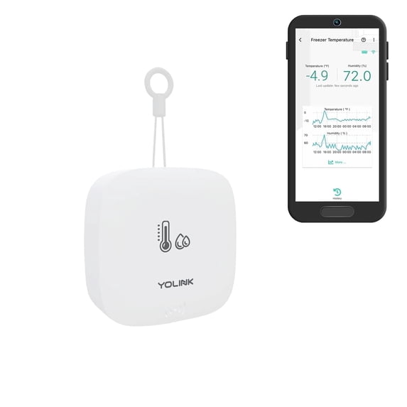 YoLink Smart Outdoor Temp & Humidity Sensor, Long Range, Alexa/IFTTT ...