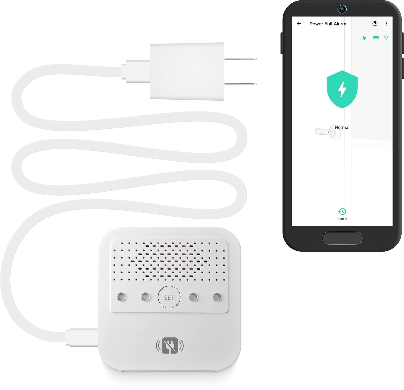 YoLink Smart Power Fail Alarm, AC Power Outage Alert, LoRa Long-Range ...