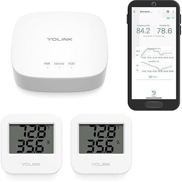 Smart Wireless Temperature & Humidity Sensor, Wide Temp Range for ...