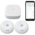 YoLink SpeakerHub & Two Motion Sensor Smart Home and Security Kit – Audio Hub Plays Tones/Sounds ...