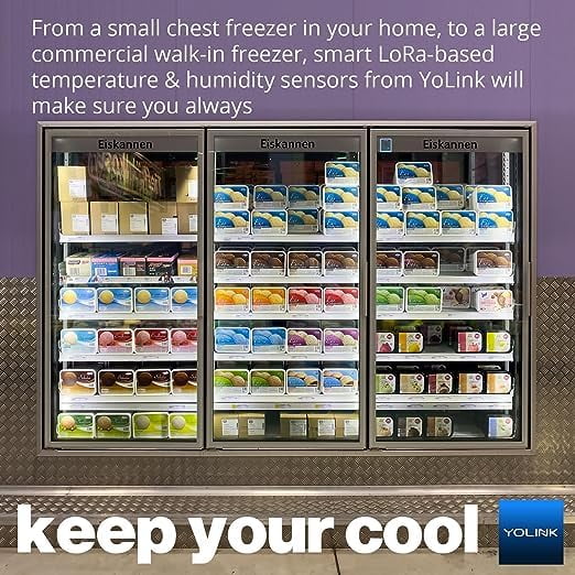 YoLink X3 vesion Outdoor Temperature & Humidity Data Logger, Hygrometer, Thermometer, 1/4 Mile ...