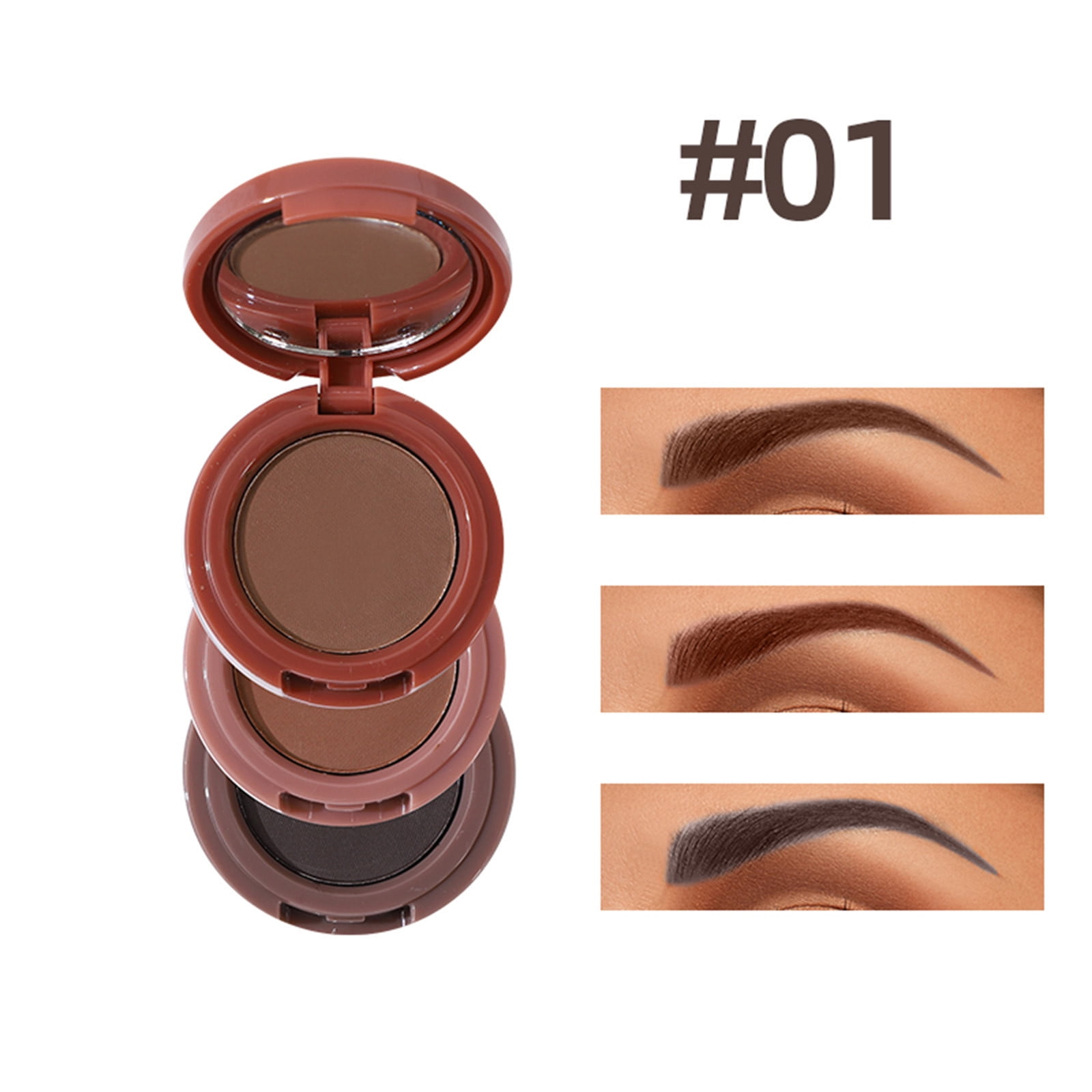 YoWeiPon Eyebrow Tint / Eyebrow Powder - MissLara Three-layer Three ...