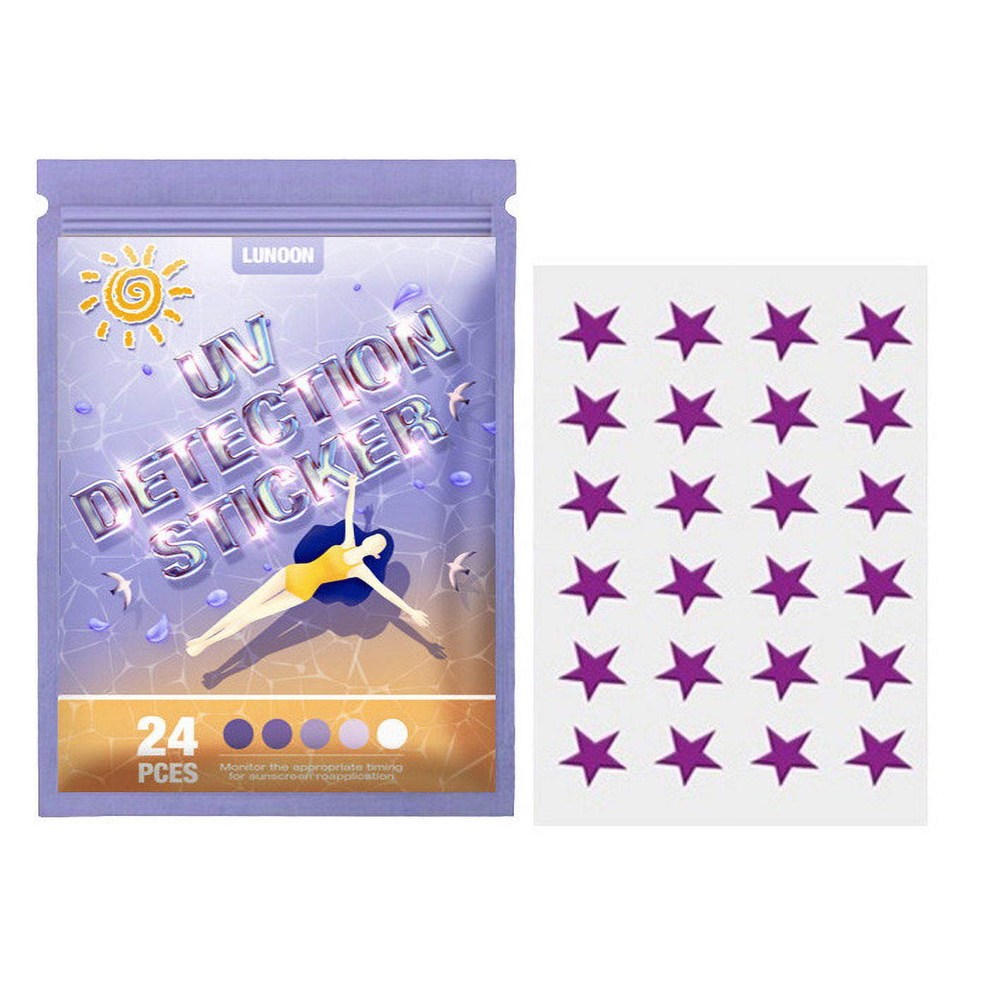 YoWeiPon Sunscreen / Face Sunscreen - Detecting Patches For Kids And Adults 24 Pack The Natural ...