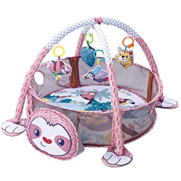 Bright Starts 5-in-1 Ball Play Activity Set - Jumbo Mat Converts to ...