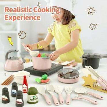 Walmart Pretend Play Kitchen Set: Cookware, Utensils, Pots and Pans for ...