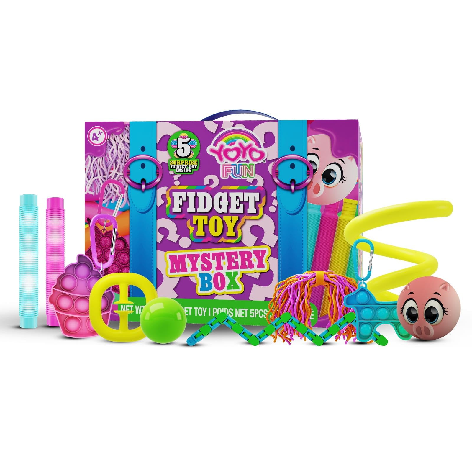 YoYo World Fidget Toy - 5pc Surprise Box - Walmart.com