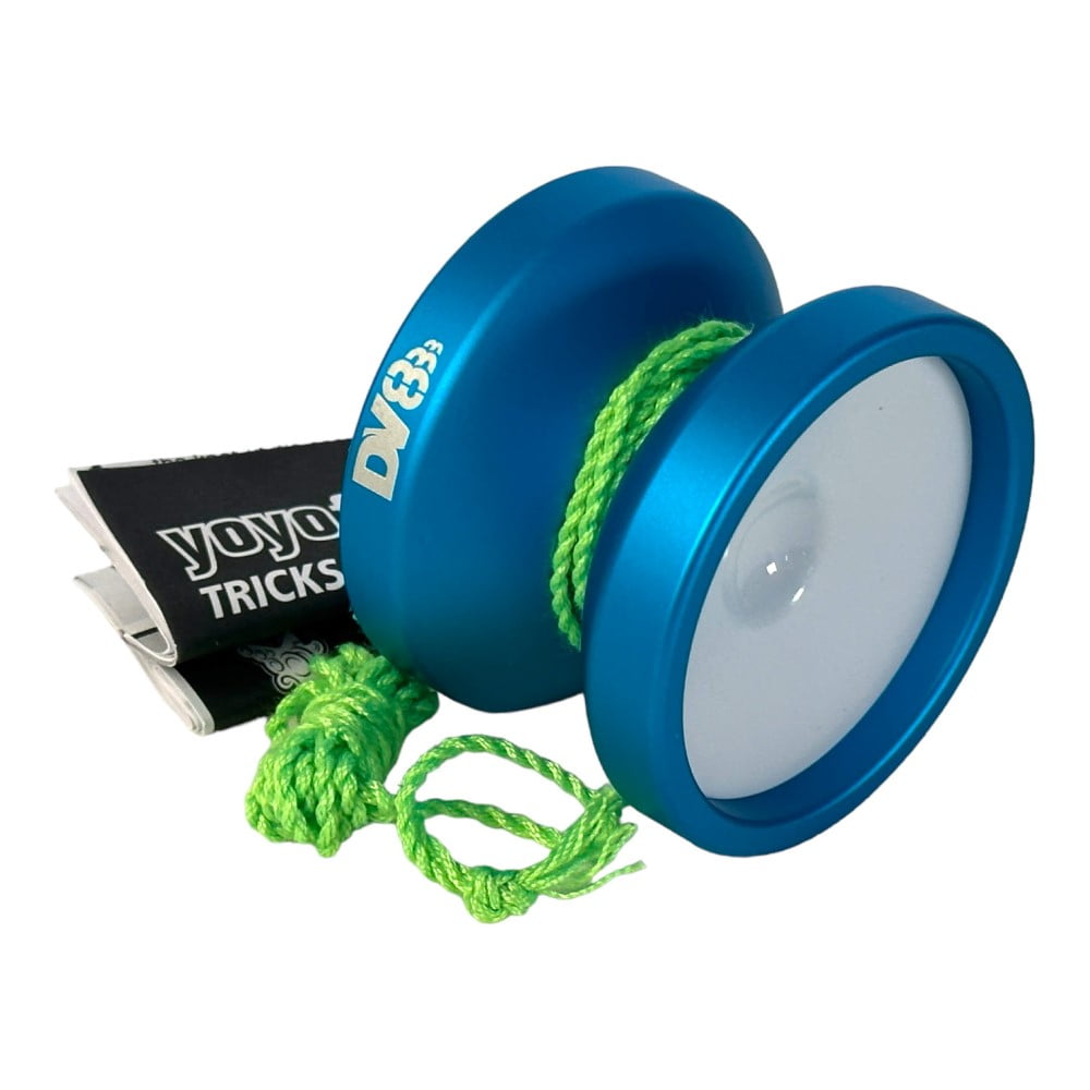YoYoFactory DV888 2023 Yo-Yo - Polycarbonate Fingerspin YoYo (Aqua ...