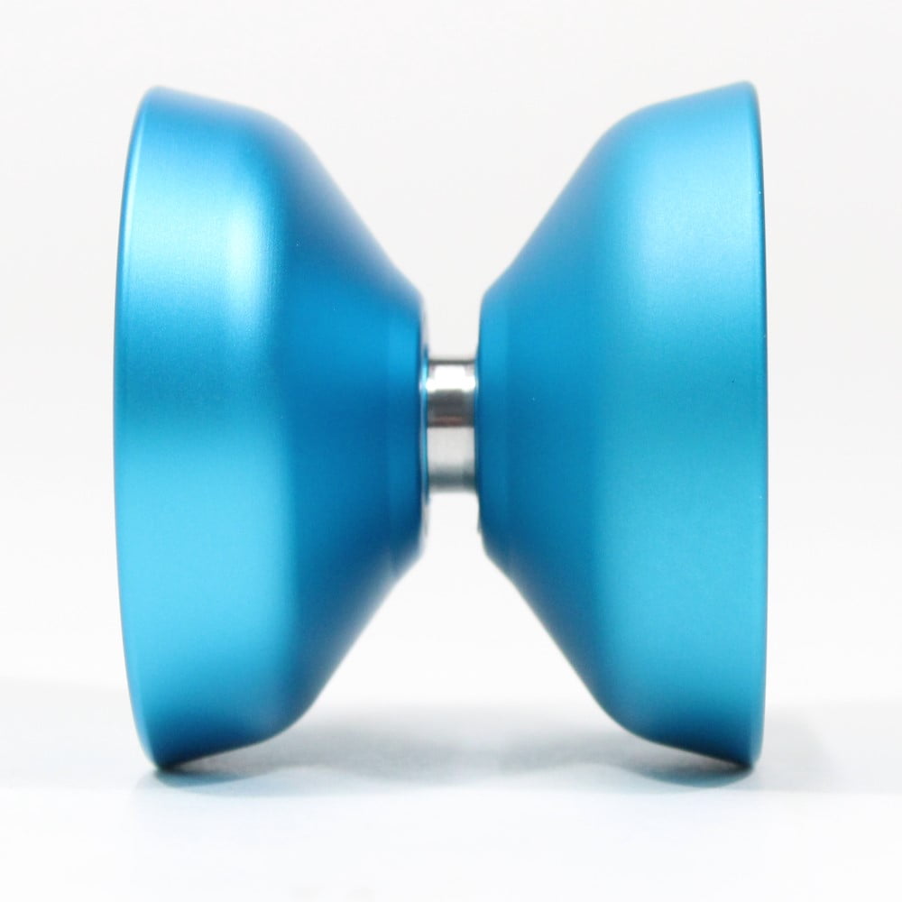 YoYoFactory GenPop Yo-Yo - Wide 7068 Aluminum Monometal YoYo (Aqua ...