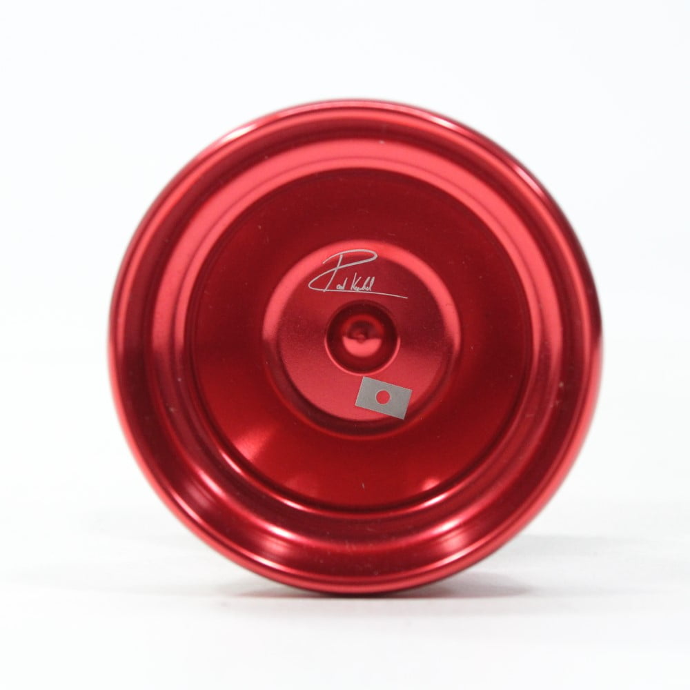 YoYoFactory IQ Yo-Yo - Wide Bi-Metal Performer YoYo (Red with Silver ...