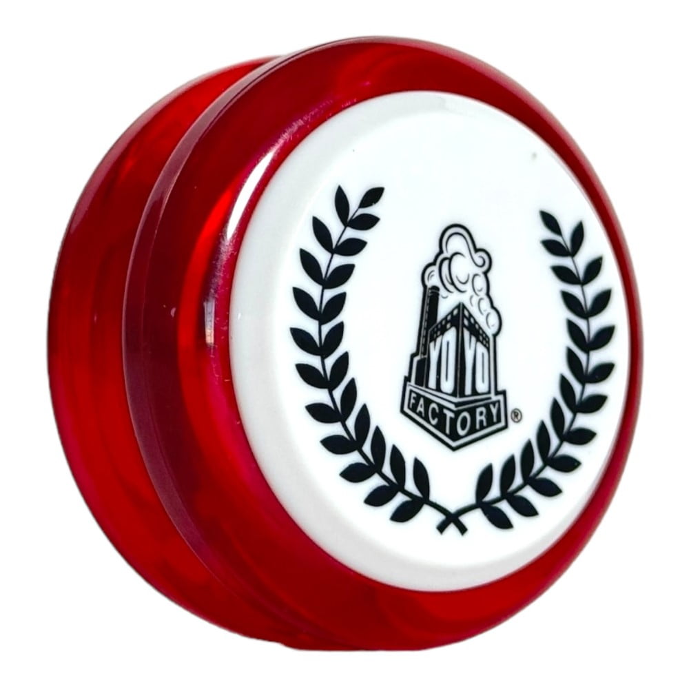 YoYoFactory Loop Classic Yo-Yo - Looping YoYo (Red w/White Caps ...