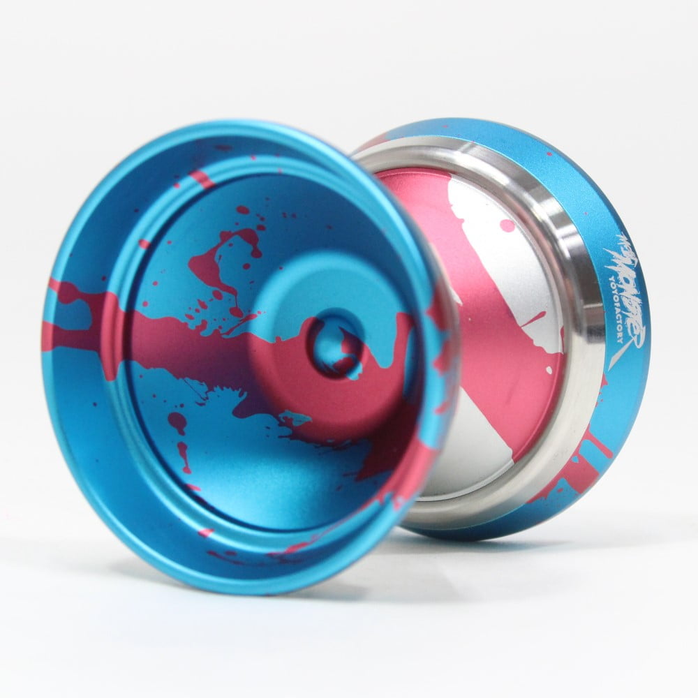YoYoFactory Mega Monster Yo-Yo - Super Wide YoYo (Patriot Silver Blue ...