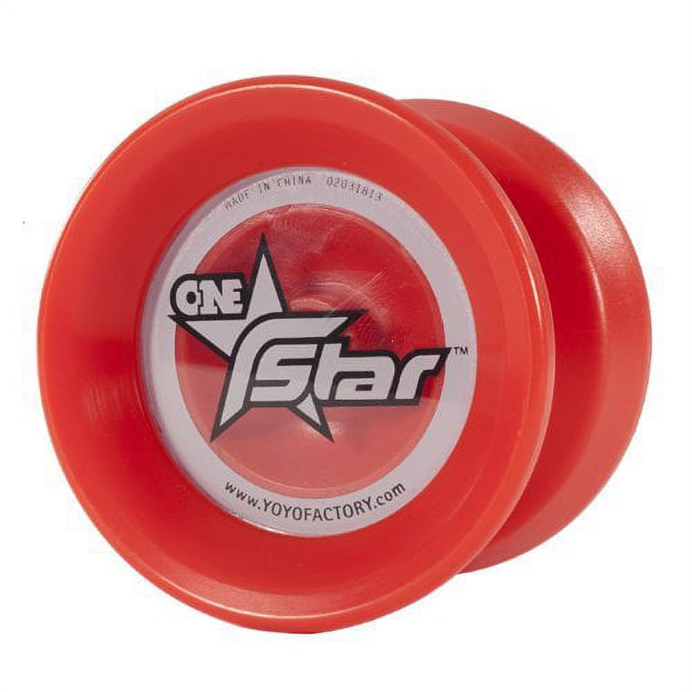 YoYoFactory OneStar Yo-Yo - Red - Walmart.com