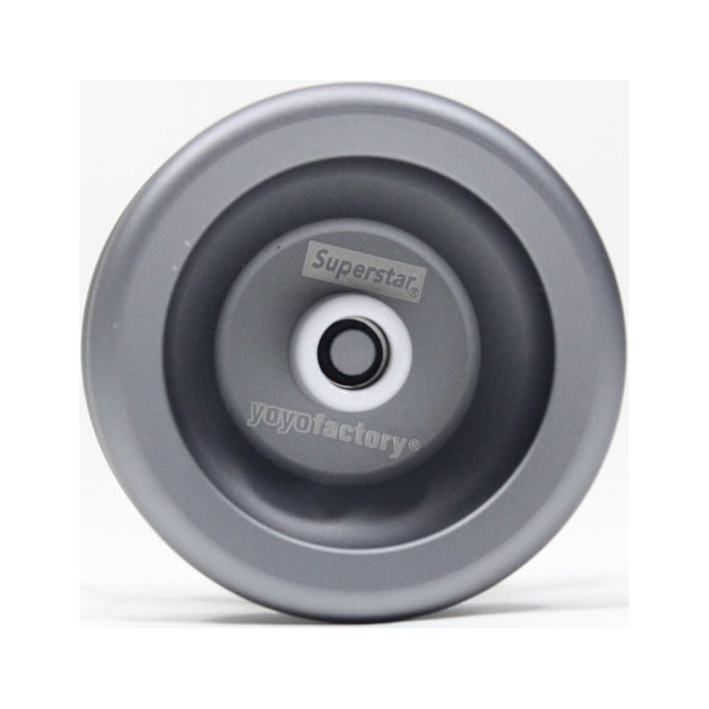 YoYoFactory Superstar OG Yo-Yo - Hub Stacks - Mono-Metal YoYo (Grey ...