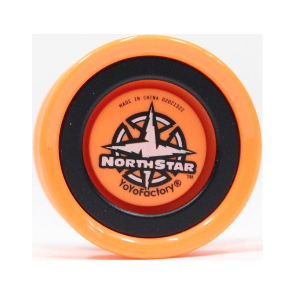 YoYofactory Northstar OG Yo-Yo - Polycarbonate YoYo (Orange) - Walmart.com