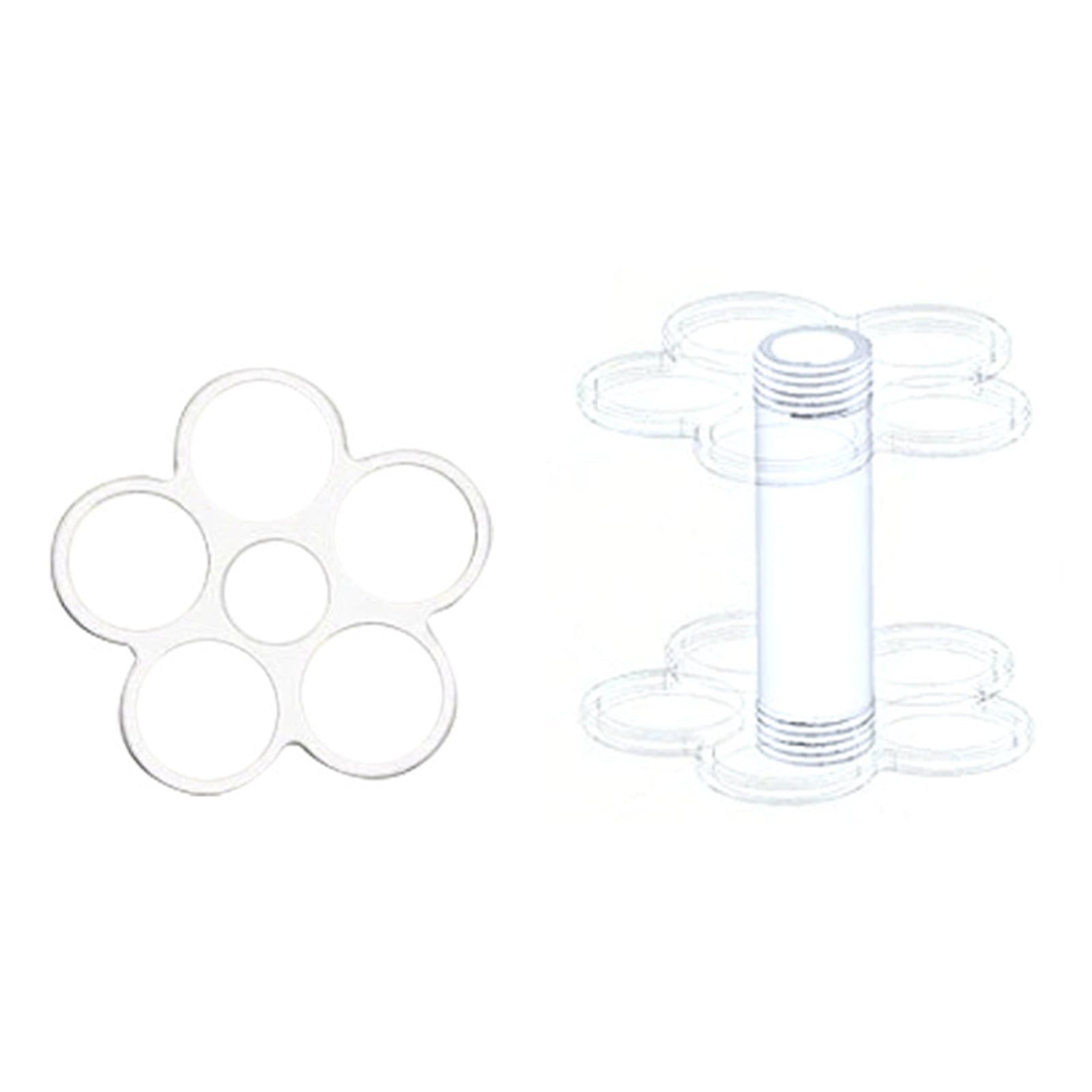 YoaNJYGR C Clamps Heavy Duty Universal Rotating Flower Arrangement Tool ...