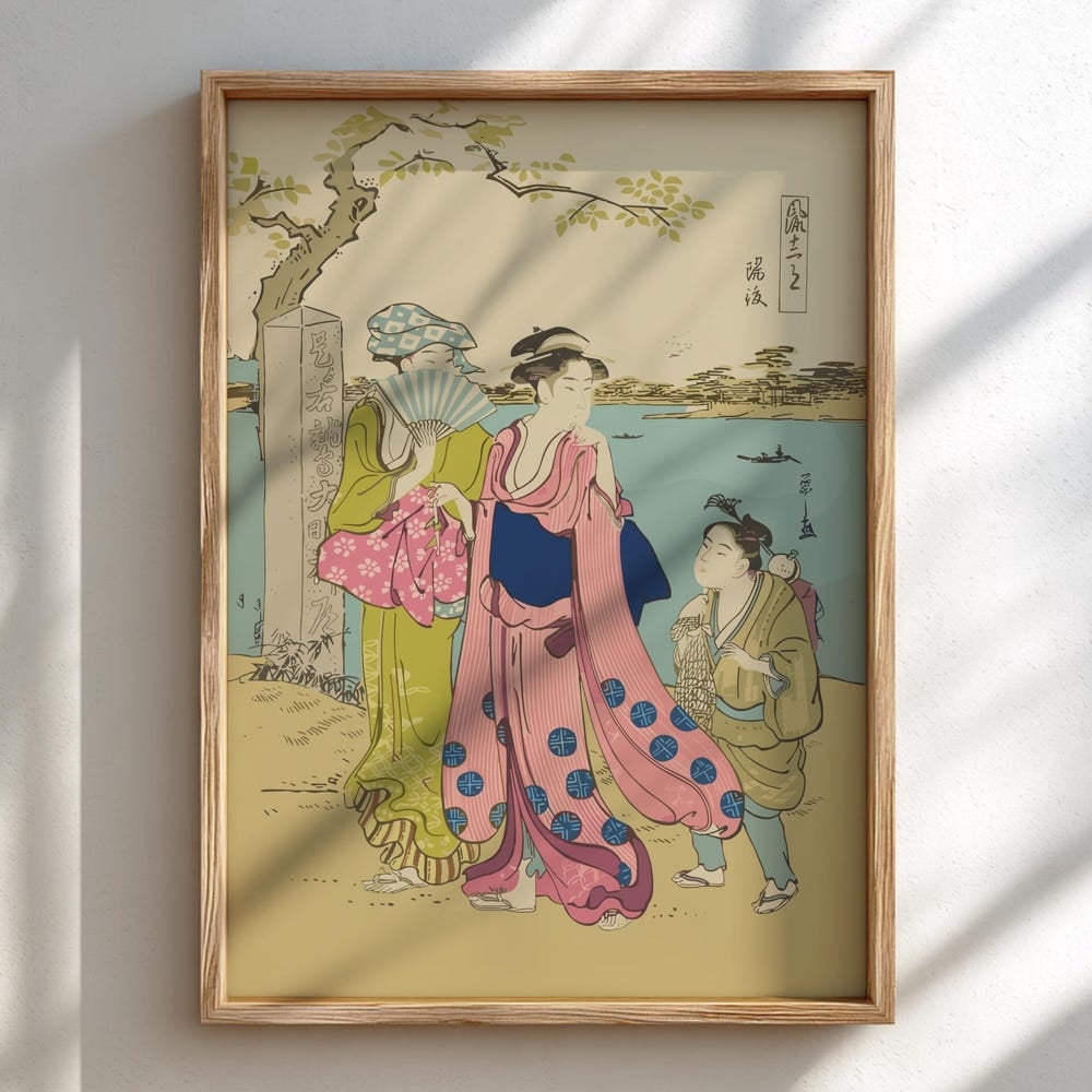 Yobatsu by Chobunsai Eishi Print Furyu Juni-do Ukiyo-e Edo Japanese Art ...