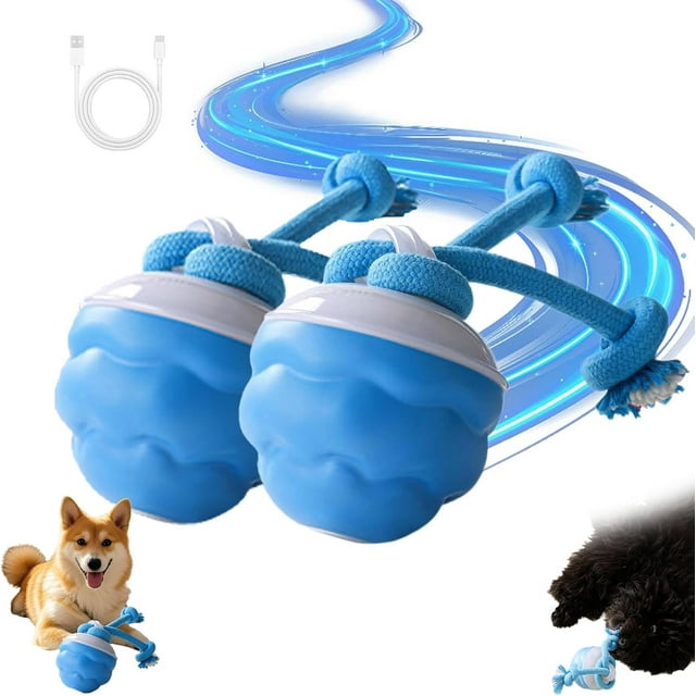Yobensun Dog Toy, Automatic Dog Walker Interactive Indestructible ...