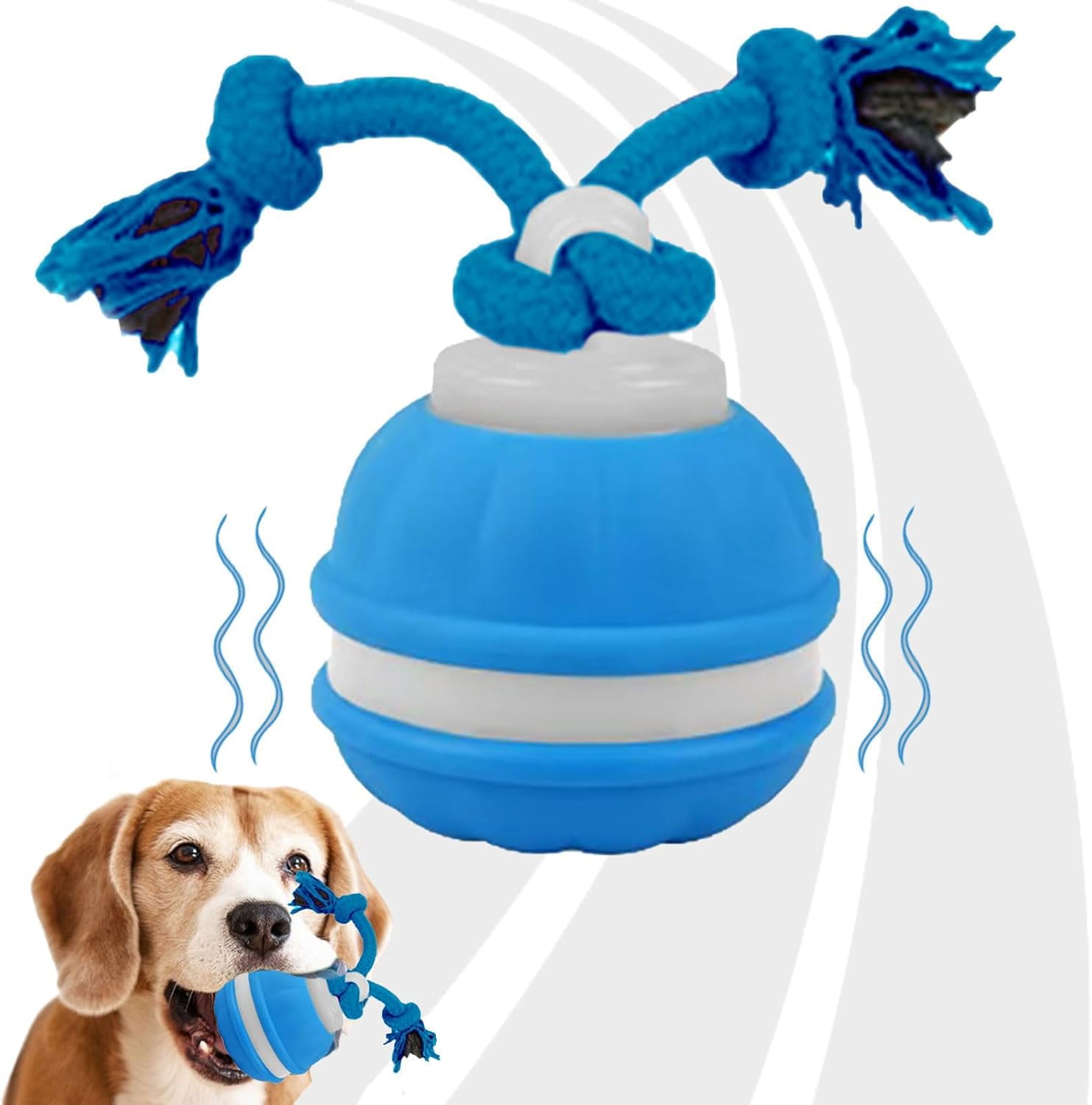 Yobensun Dog Toy，Power Tail 2.0 Dog Toy，with Speedy Rolling Action and ...