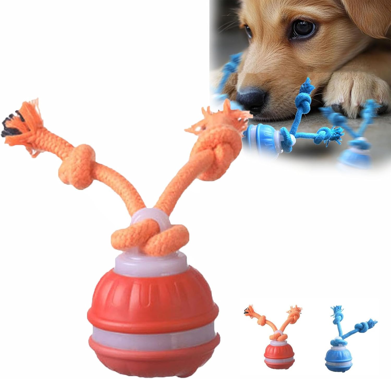 Yobensun Rolling Dog Toy, Yobensun, Barkzys Power Tail Dog Toy ...