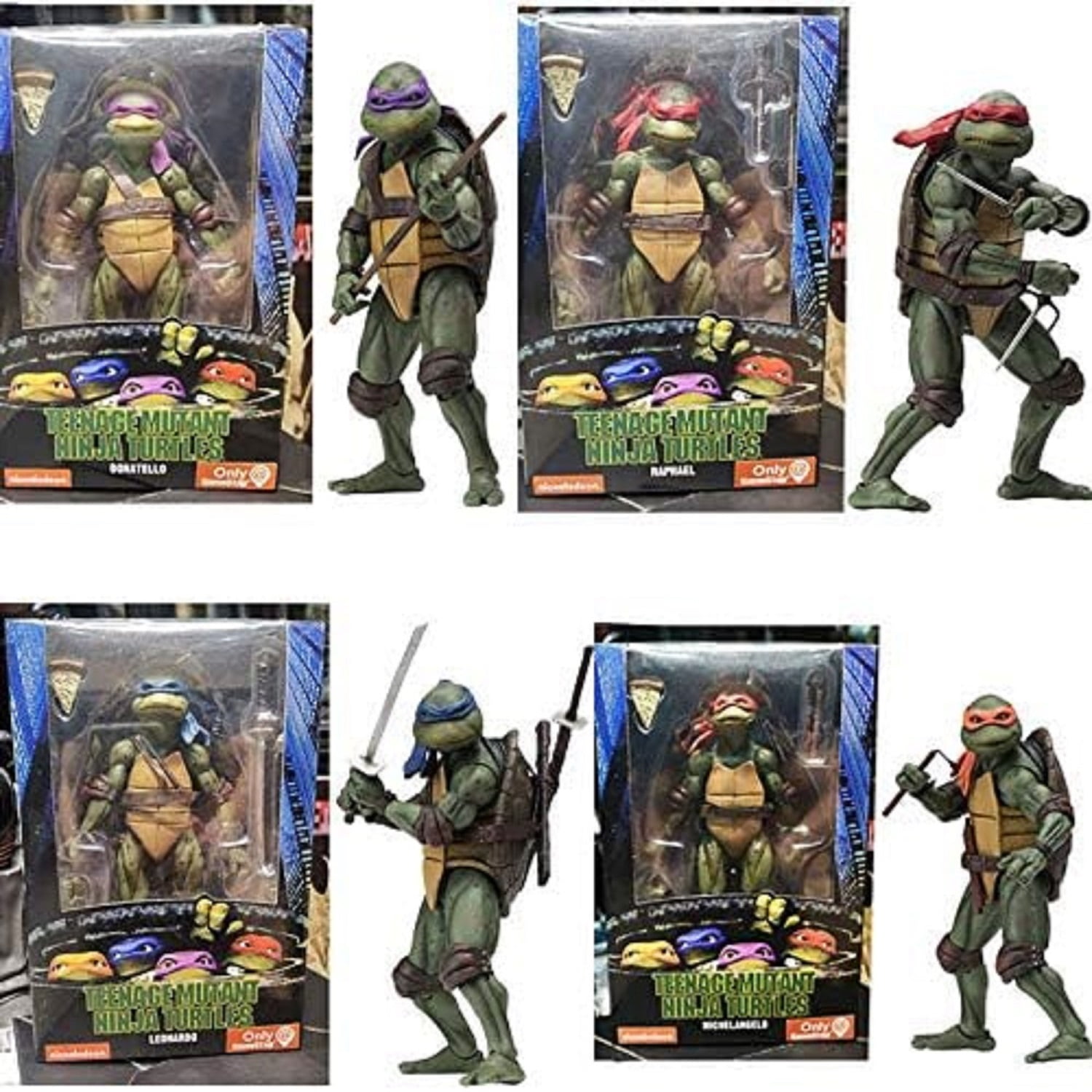Njube Turtle 1990 Movie Edition TMNT Limited Edition（7" Scale）Action ...