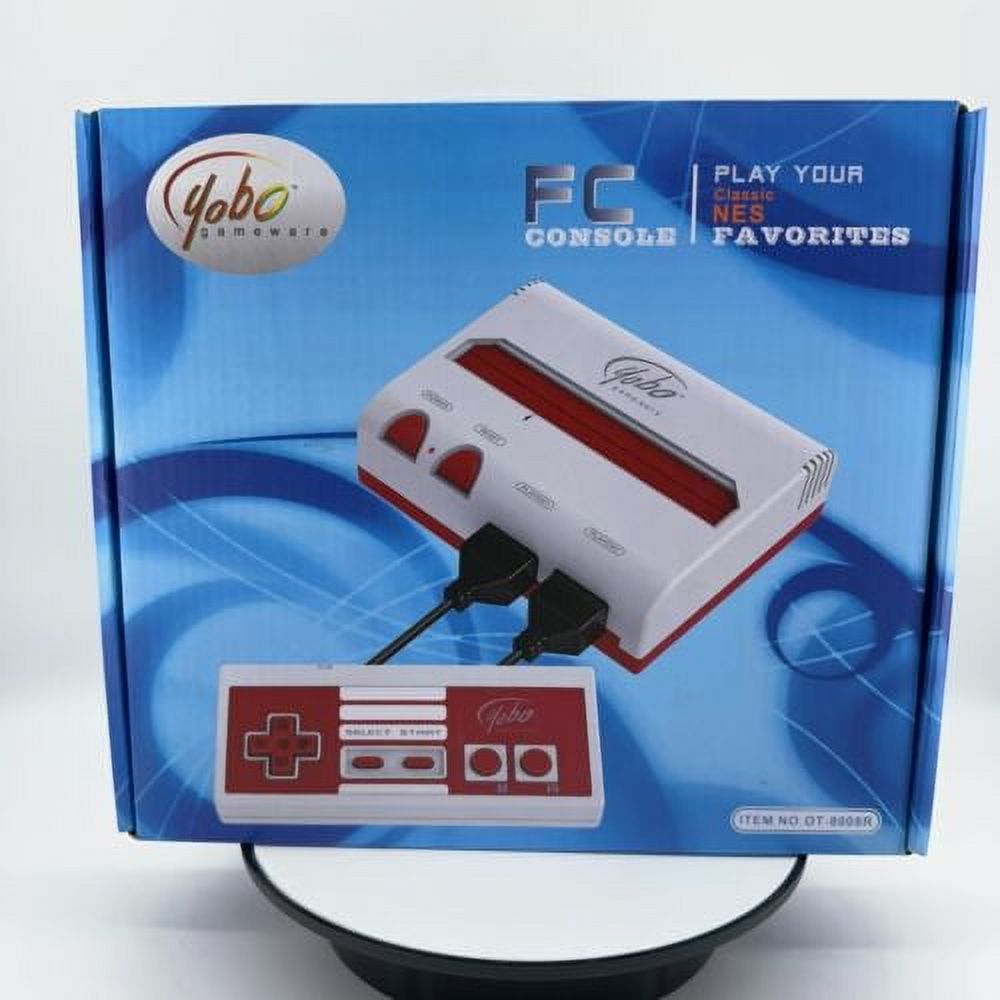 Yobo Fc Console Video Game System to play NES 8 Bit Nintendo Games Red ...