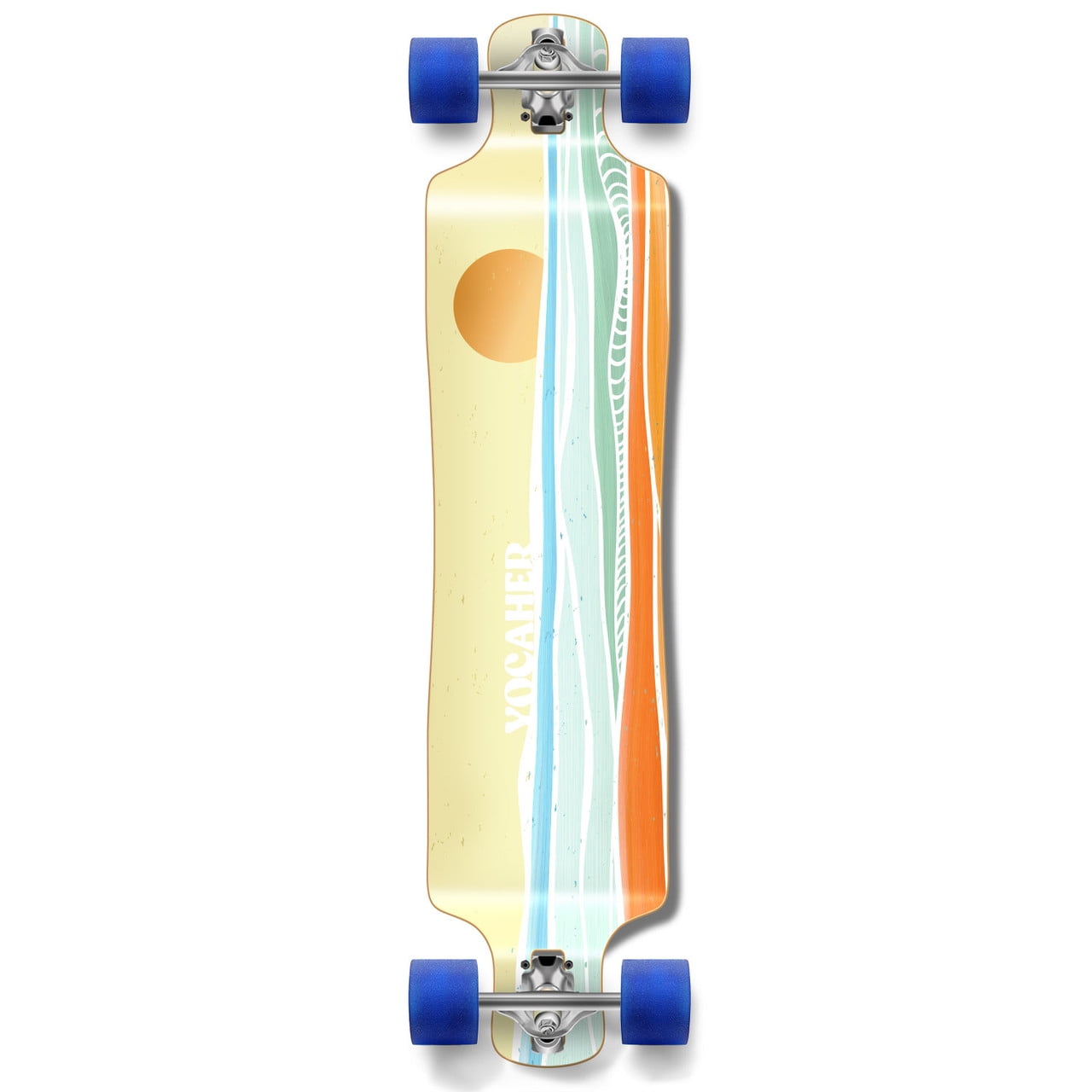 Yocaher Lowrider Longboard Complete - Horizon Day - Walmart.com