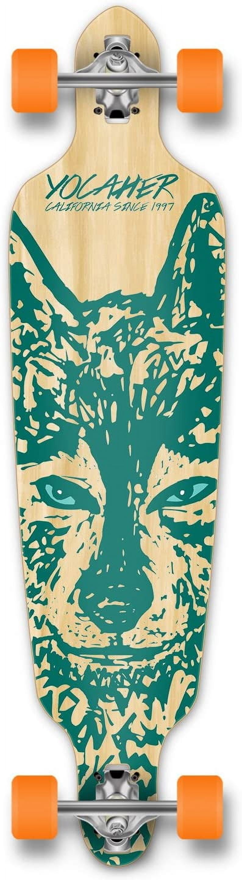 Yocaher Spirit Wolf Longboard Complete Skateboard Cruiser - Available ...