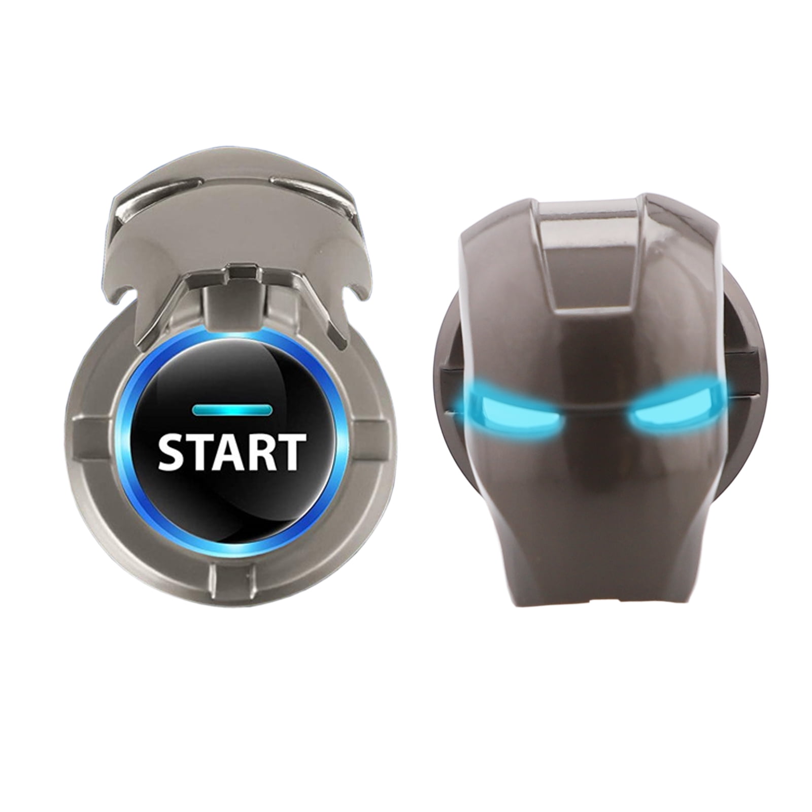 Yocikyy Metal Push Start Button Cover, Black - Walmart.com