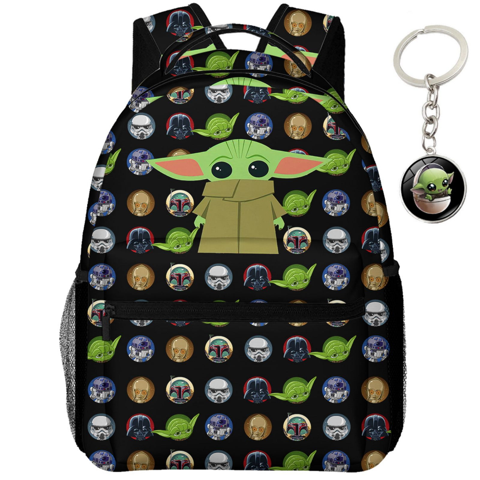 Yoda Backpack Anime Backpack Cartoon Laptop Backpack Fashion Backpack ...