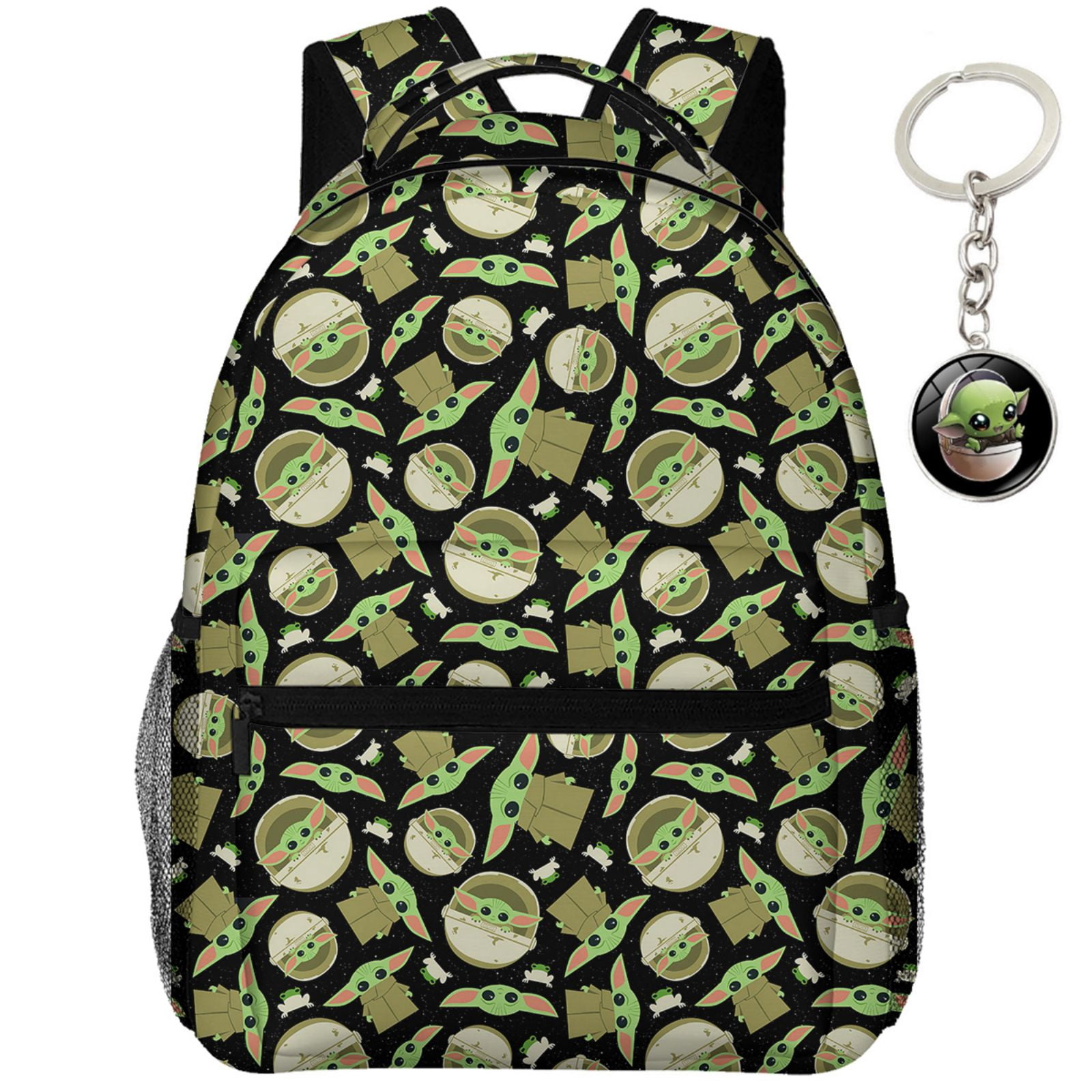 Yoda Backpack Anime Backpack Cartoon Laptop Backpack Fashion Backpack ...